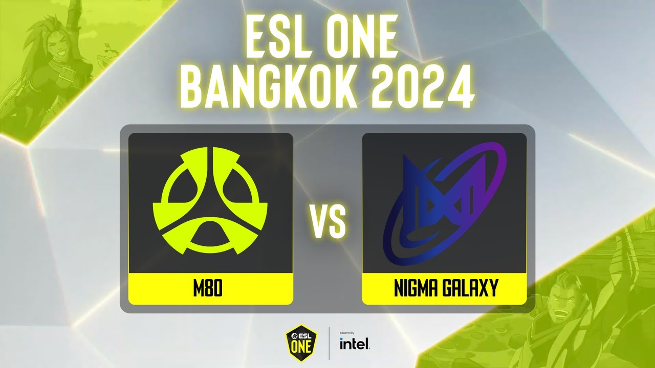 M80 проти Nigma Galaxy | ESL One - Bangkok - YouTube