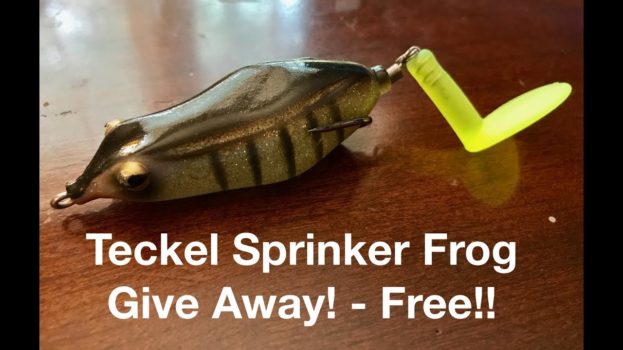 Teckel Sprinker Frog Give Away! - YouTube