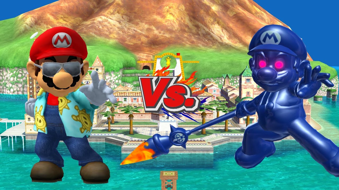 SSBB HD Ishiiruka Dolphin Emulated: Mario Vs Shadow Mario - YouTube