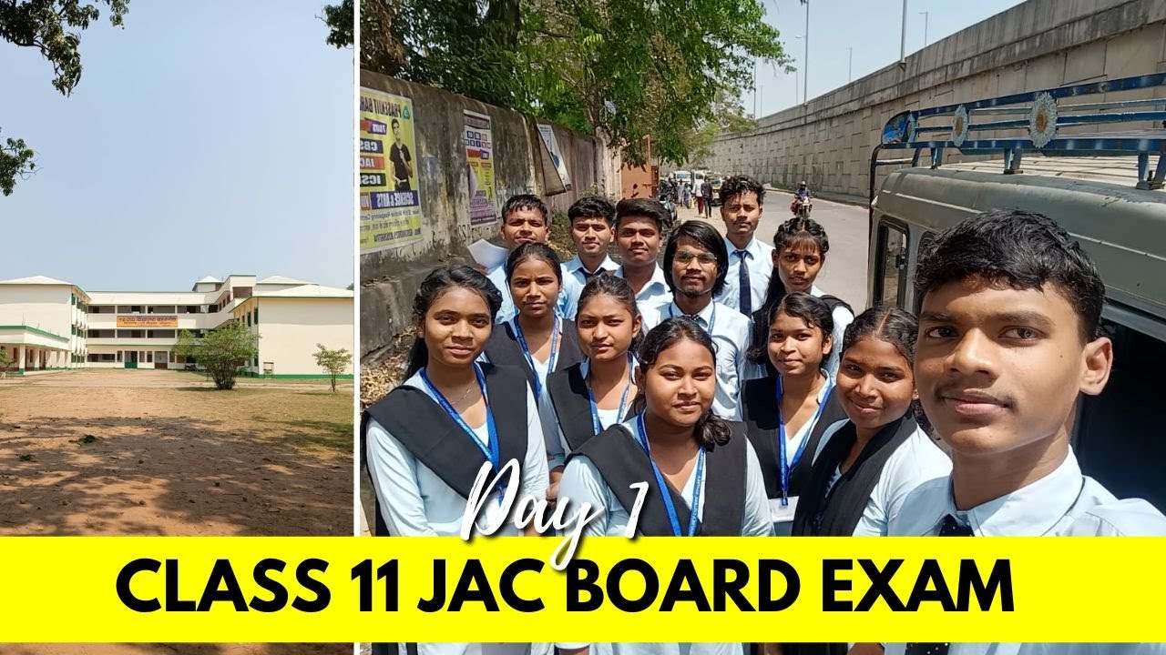 First day of EXAM || class 11 JAC Board exam 2023 || DAY 1 || Ghatshila ...