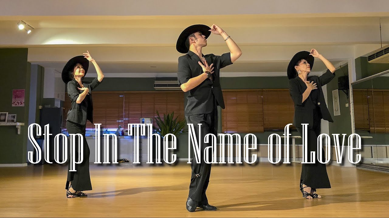 【Line Dance】Stop in the Name of Love - YouTube