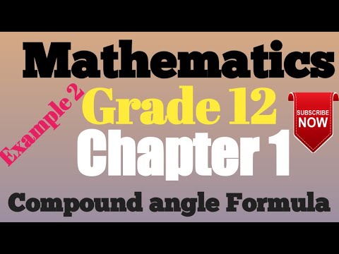 Example 2 compound angle formula - YouTube