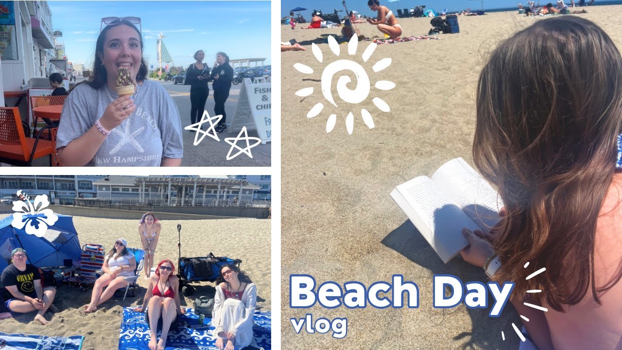 quick beach day with friends ☀️🌊 - YouTube