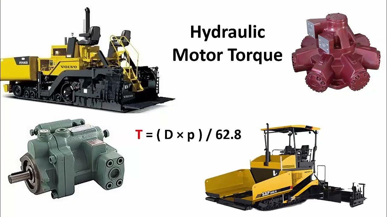 كيفية حساب ومعرفة عزم الموتور الهيدروليكي Hydraulic Motor Torque - YouTube
