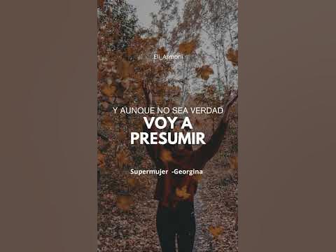 Supermujer - Georgina (2015)🎶#georgina #supermujer #2015 #youtube # ...