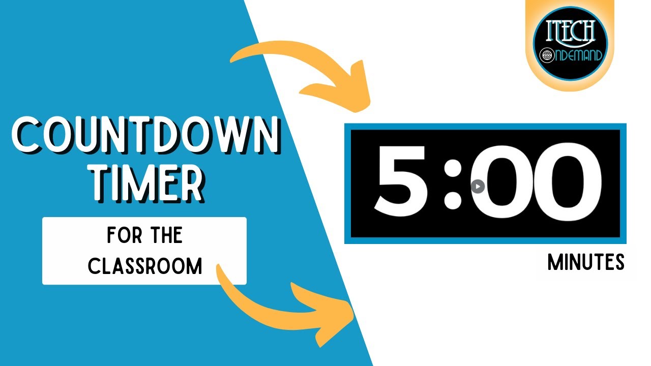 ⏳ FREE 5-Minute Countdown Timer for Your Classroom! - YouTube