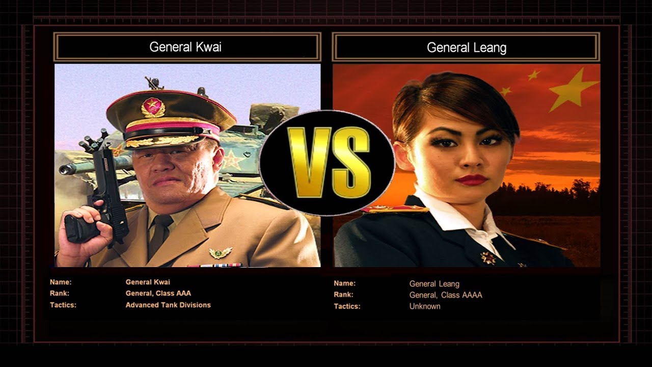 Contra Challenge: Tank vs. Leang | Let's Play Command & Conquer: Generals - Contra 009 - YouTube