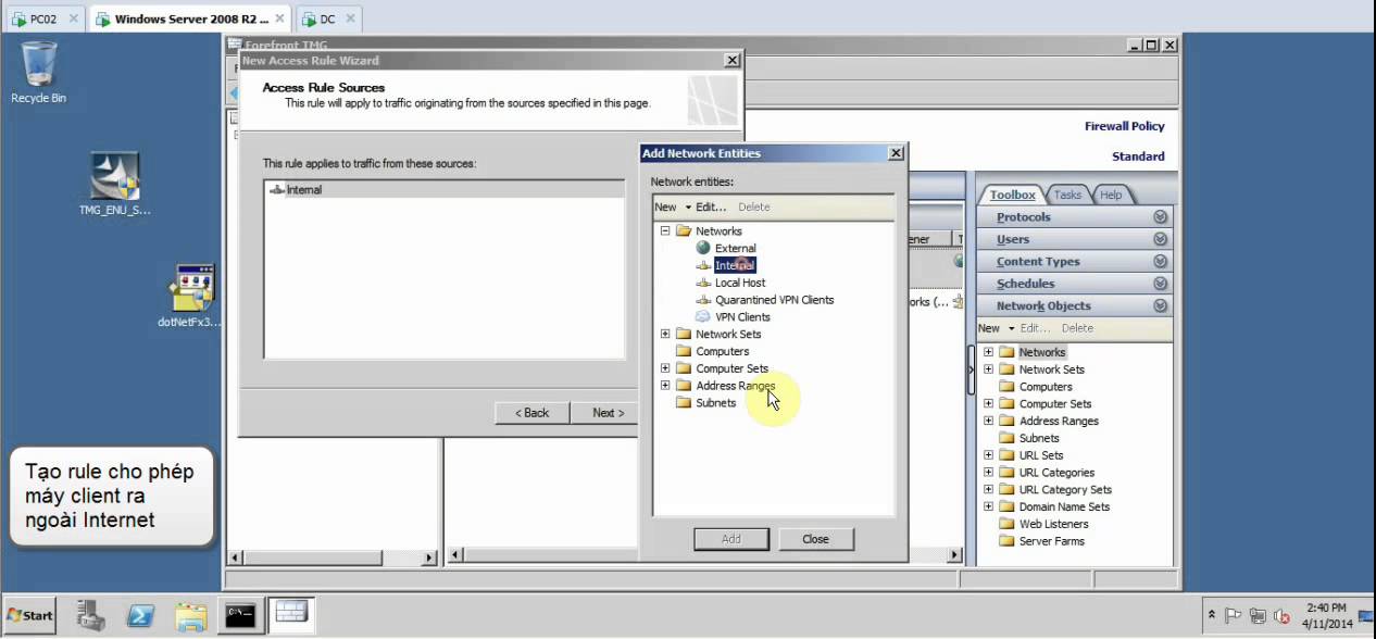 TMG Proxy Authentication - YouTube