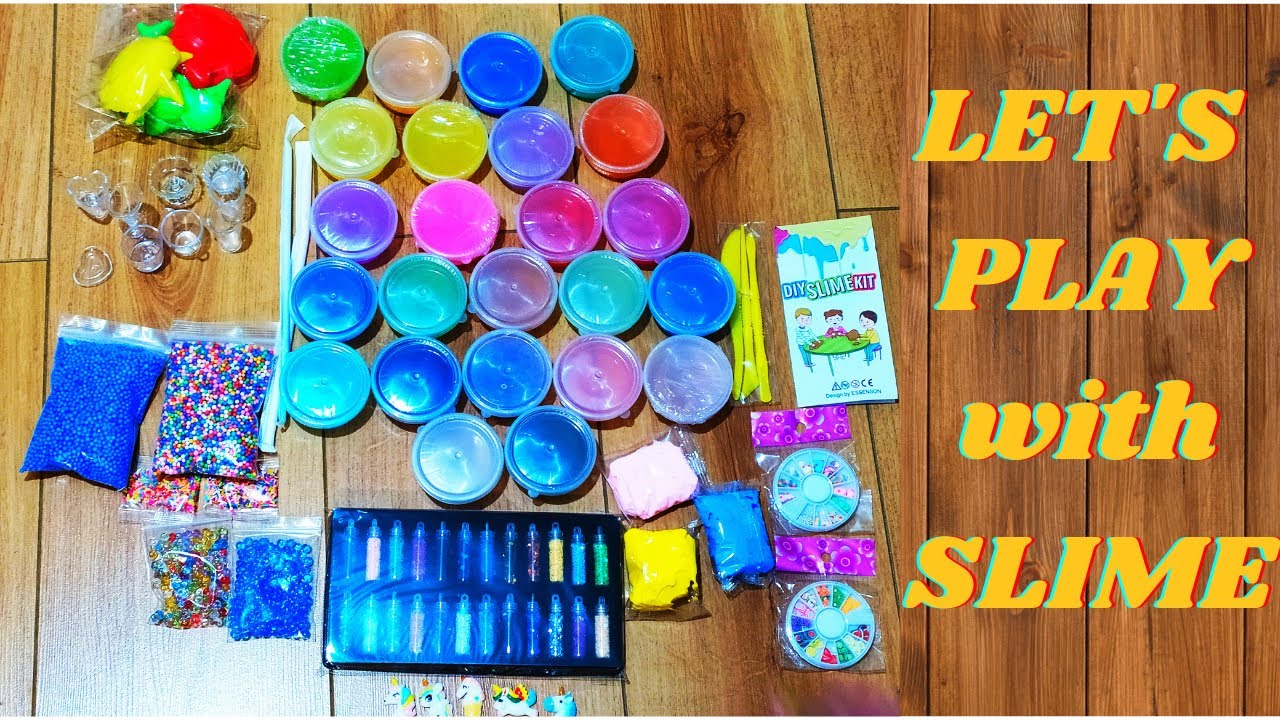 Mixing All My Slime|Relaxing Slime|Satisfying Slime| How to mix Slime ...