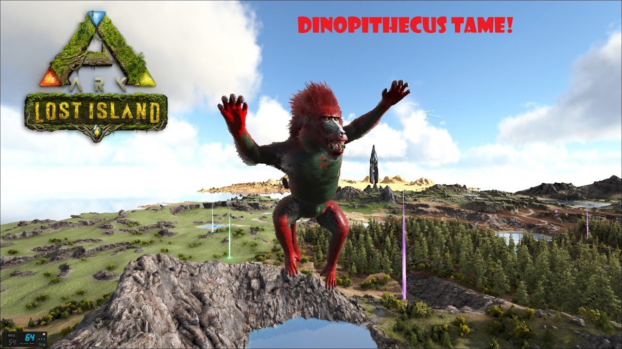 ARK Lost Island - EP5: Dinopithecus Tame - YouTube
