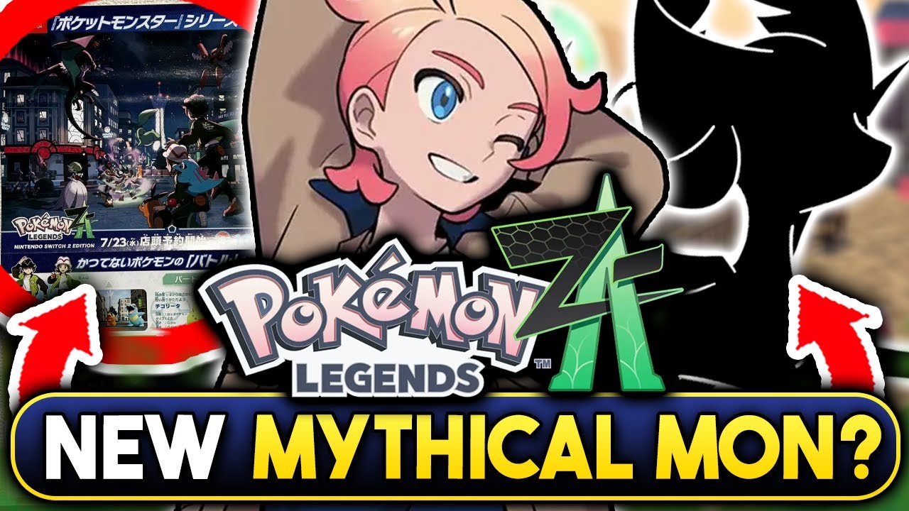 POKEMON NEWS! NEW MYTHICAL POKEMON RUMOR! NEW LEGENDS ZA PROMOTIONAL ...
