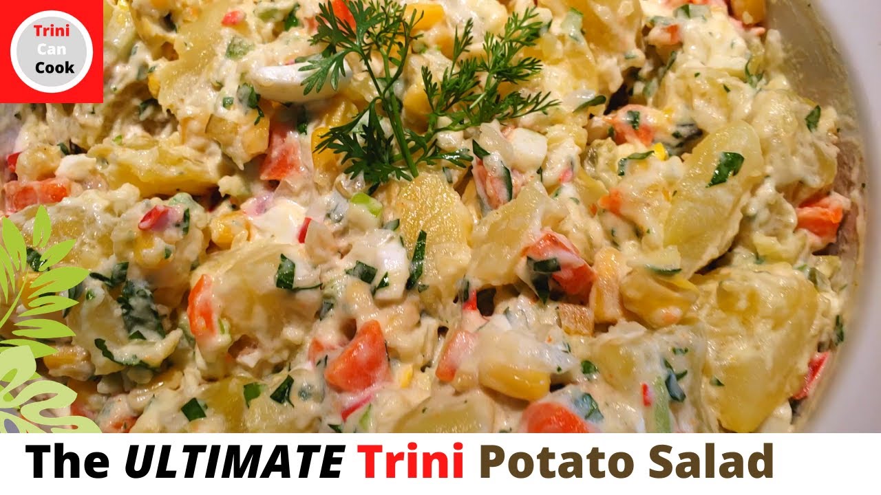 TRINI POTATO SALAD 🇹🇹(#21)- bursting with flavour - YouTube