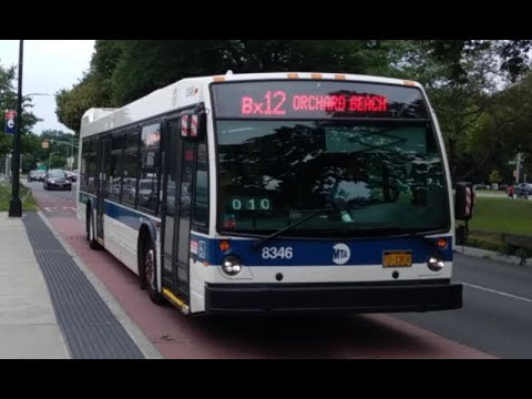 MTA: 2015 NovaBus LFS Low Floor [8346] Bx12 bus - YouTube