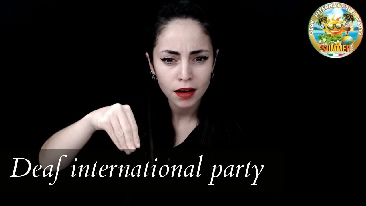 Program of the deaf international party festival in Salerno (Italy ...