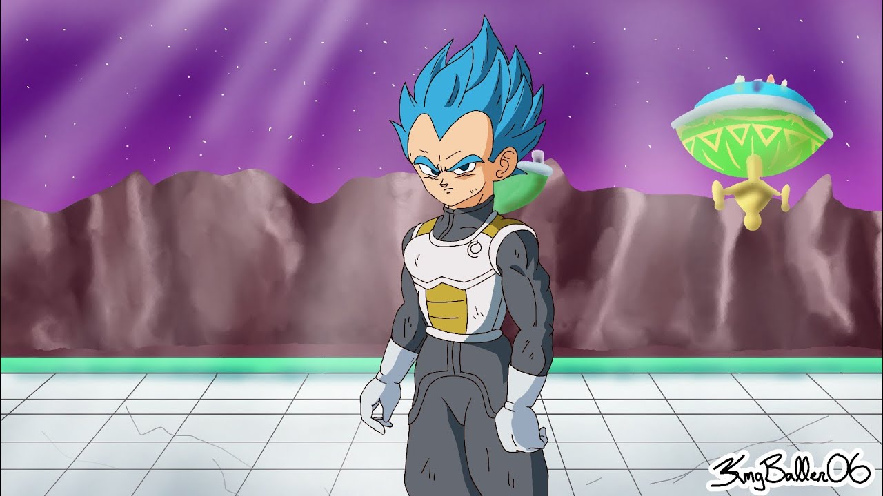 DBS: Vegeta Redraw in SHINTANI Style - YouTube