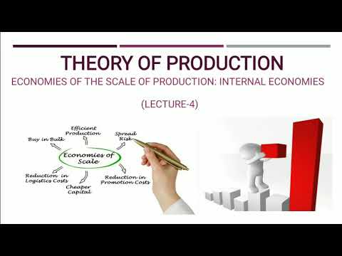 Theory of Production | Economies of the Scale of Production | Internal ...