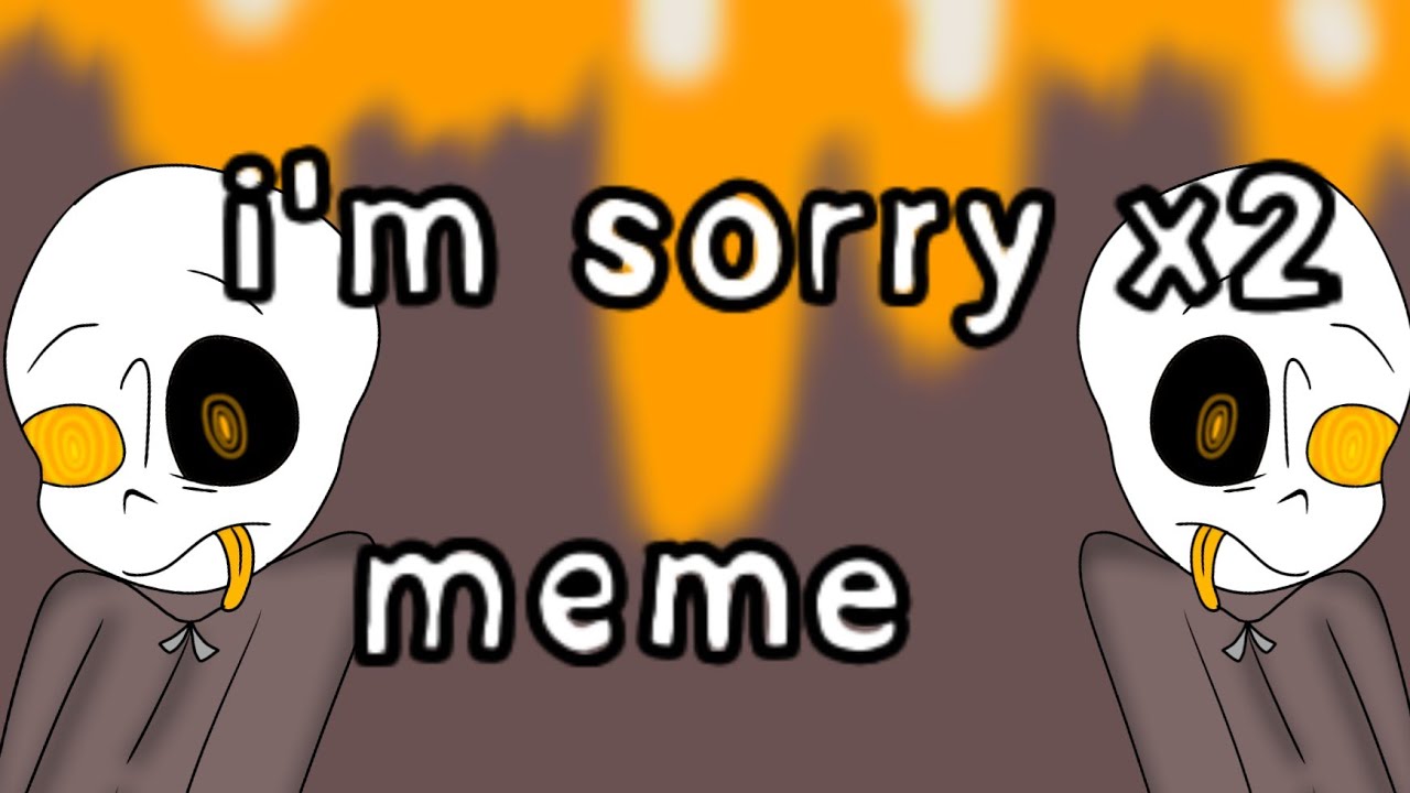 i'm sorry x2 meme | Flash | - YouTube