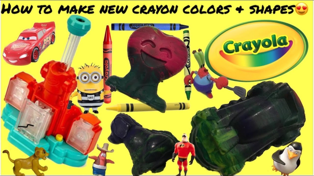 CRAYOLA CRAYON MAKER WITH DISNEY NICKELODEON MADAGASCAR FRIENDS - YouTube