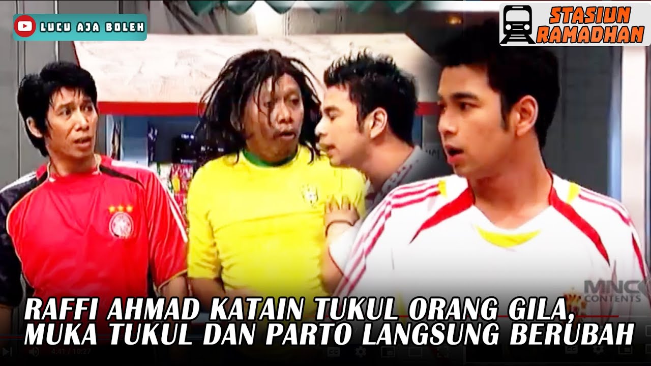 RAFFI AHMAD KATAIN TUKUL ORANG G1L4, MUKA TUKUL DAN PARTO LANGSUNG ...