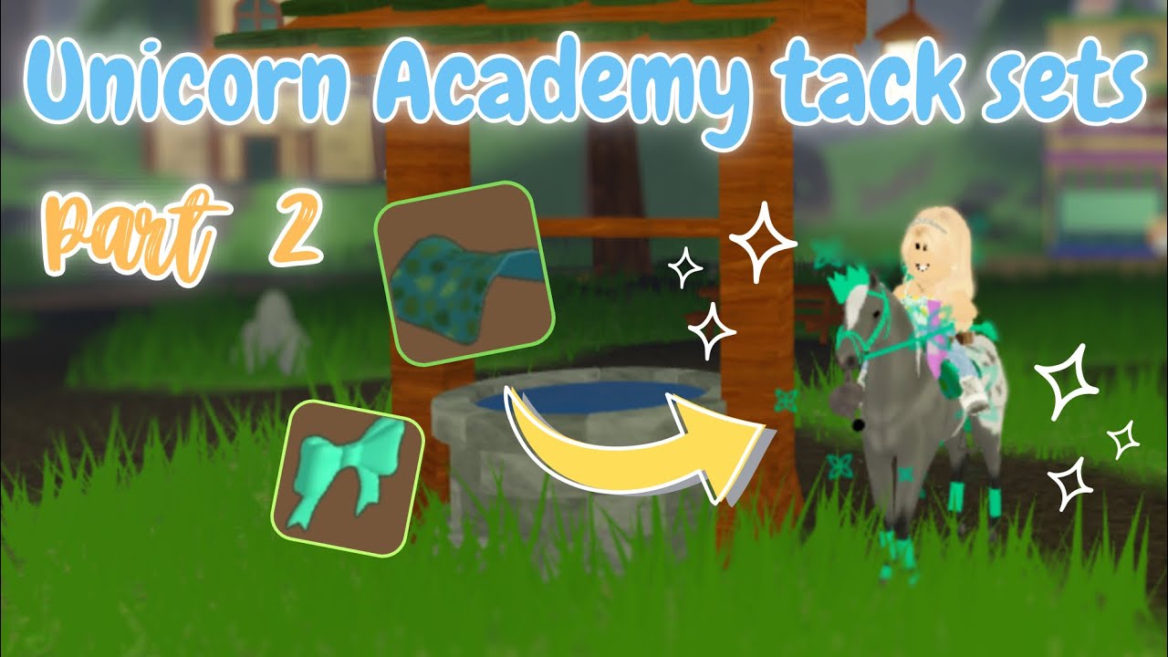 Making Unicorn Academy *TACK SETS* For My Horses - Part 2 | Wild Horse ...