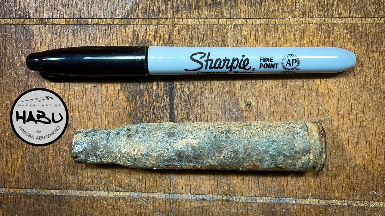 Bullet Sharpie | Turning a .50 BMG shell into a Sharpie!! - YouTube