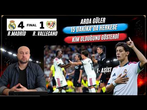 İşte Arda Güler Bu Real Madrid 4-1 Rayo Vallecano La Liga İspanya Maç Yorum