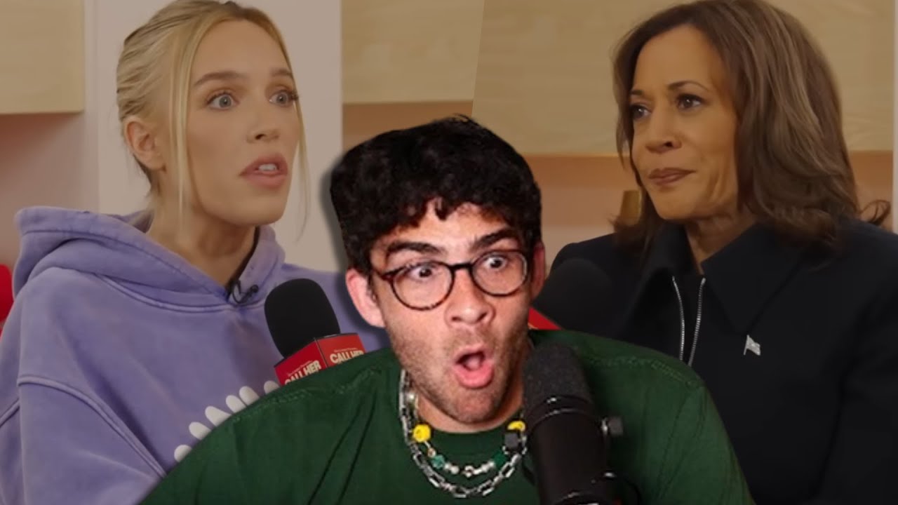 Kamala Harris Goes On The Call Her Daddy Podcast | Hasanabi reacts ...