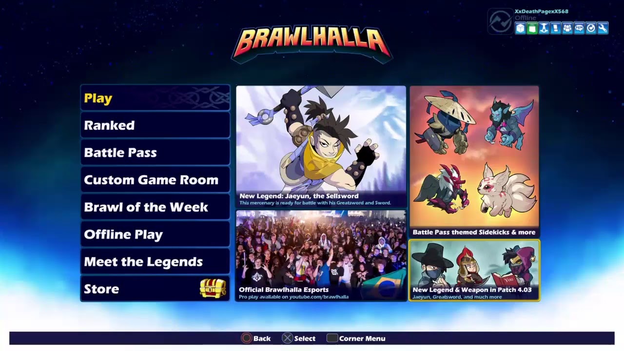 Brawlhalla New CHARACTER ( servers down ) - YouTube