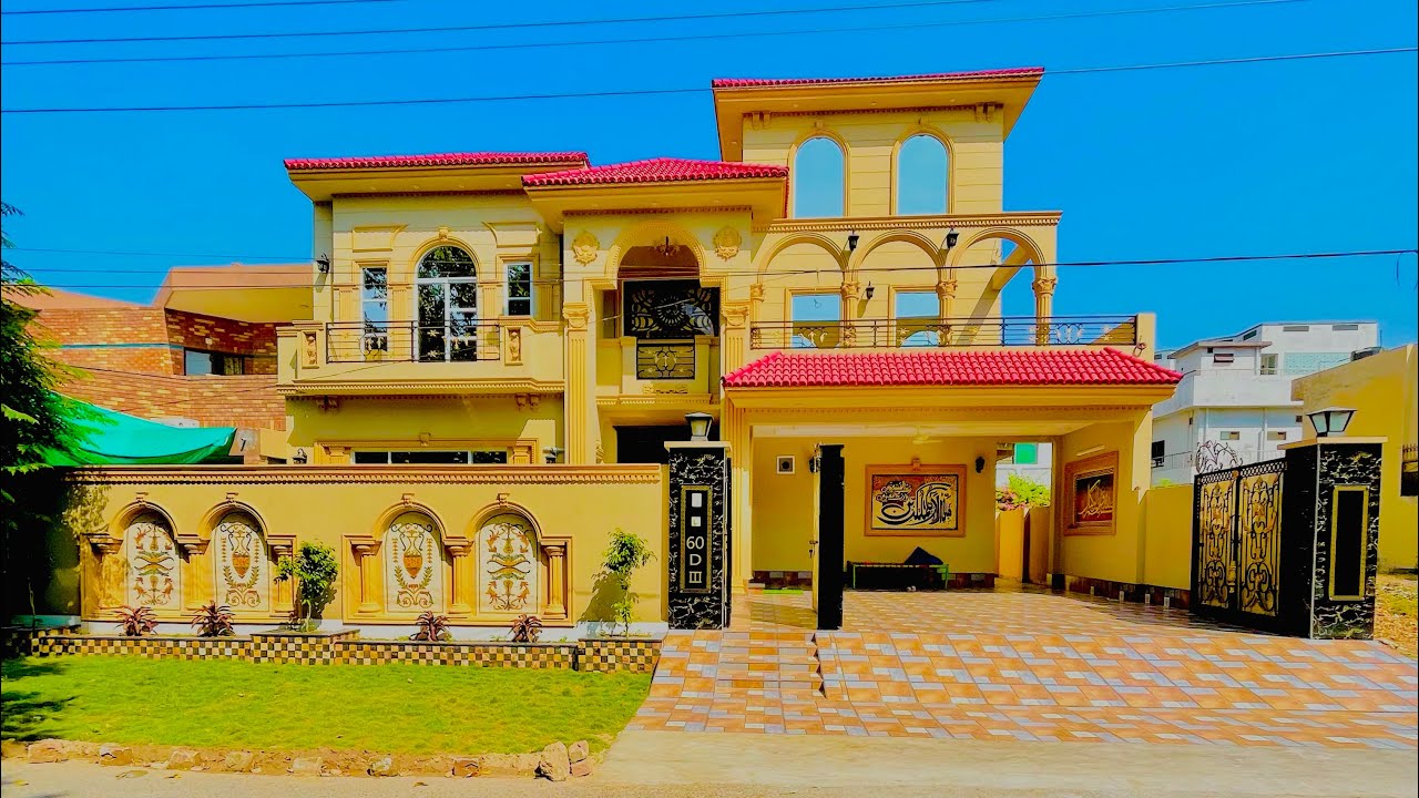 Kanal Spanish Design House For Sale Wapda Town Lahore-Near UCP ...