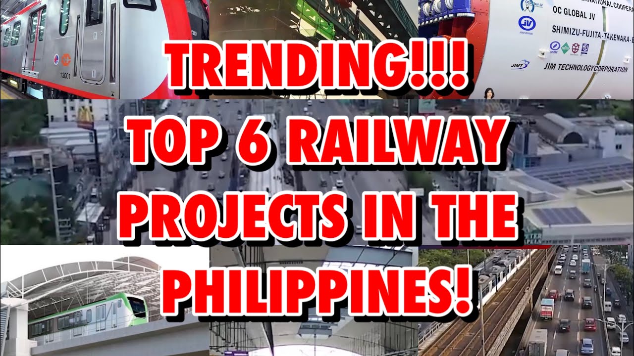 TRENDING! Top 6 Railway Projects in the Philippines - YouTube
