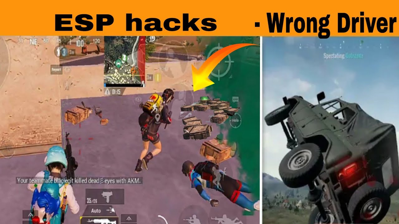 What happen when you are wrong driver in conqueror lobby | pubg mobile | ESP hacks - YouTube