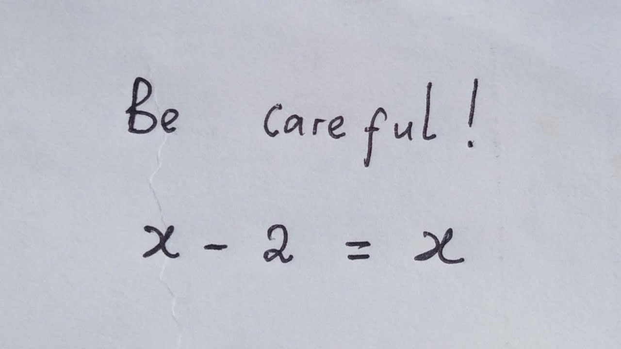Interesting algebraic equation | Can you solve ? - YouTube