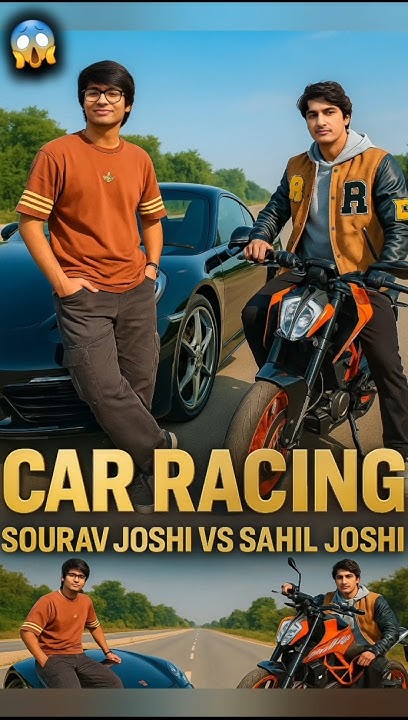 Sourav Da Vs Sahil Joshi Koun Jeetega 😲🏁 || Sourav Joshi || #shorts #SouravJoshiVlogs # ...