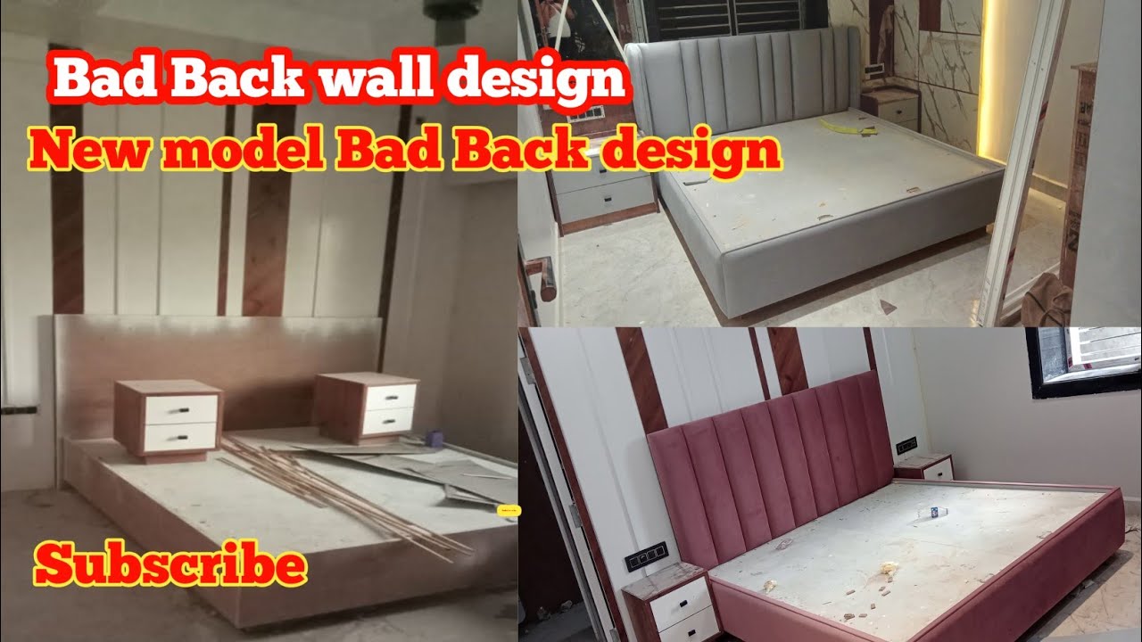 BAD BACK WALL DESIGN 😍 Latest Model bad ||design New wayral_video ...
