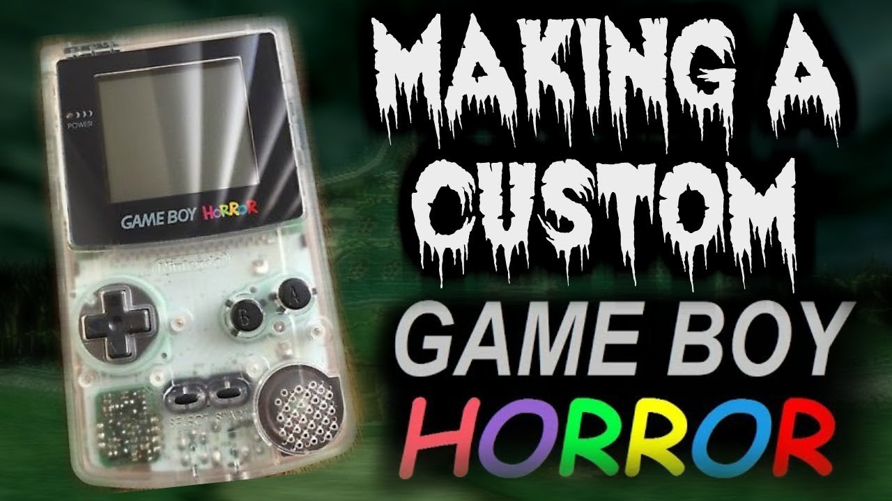 Making a CUSTOM GameBoy Horror! (Fail!) - ZakPak - YouTube