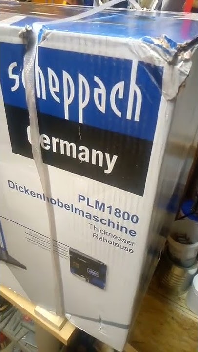Пришла мая посылка/ Електро рубанок-Рейсумсон// Scheppach Dickenhobel ...