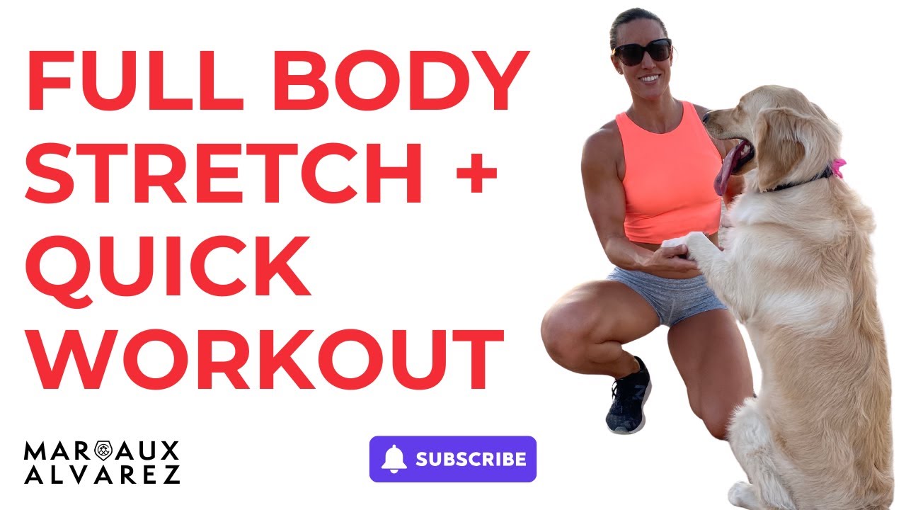 Full Body Stretch & Quick Bodyweight Workout | Feel Energized in 20 ...