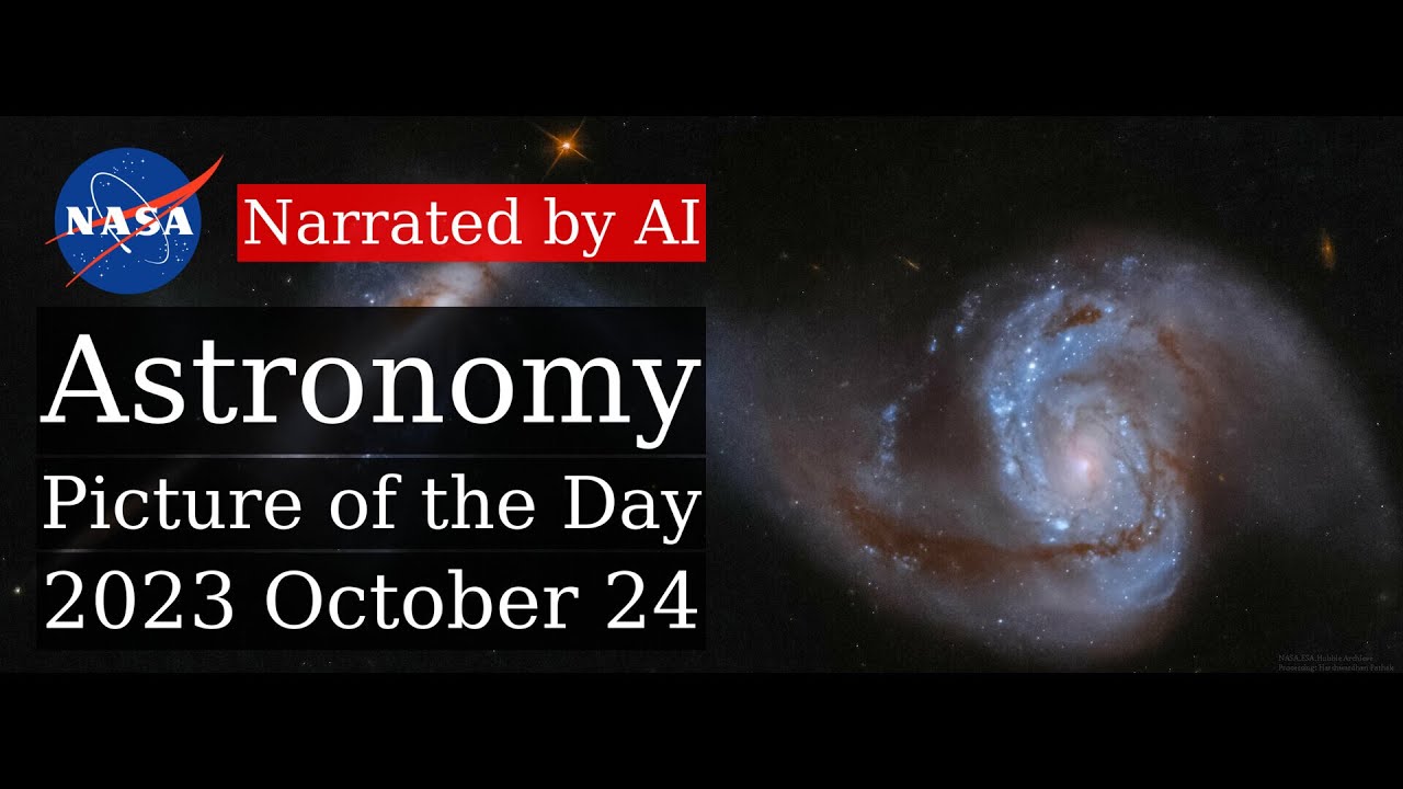 APOD: 2023-10-24 - Arp 87: Merging Galaxies from Hubble (Narrated by ...