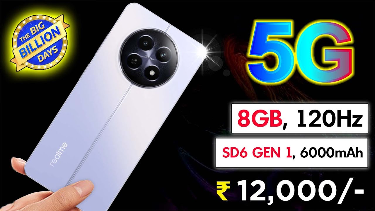 🔥 Top 5 Best 5G Phones Under 12000 in Flipkart Big Billion Day Sale ...