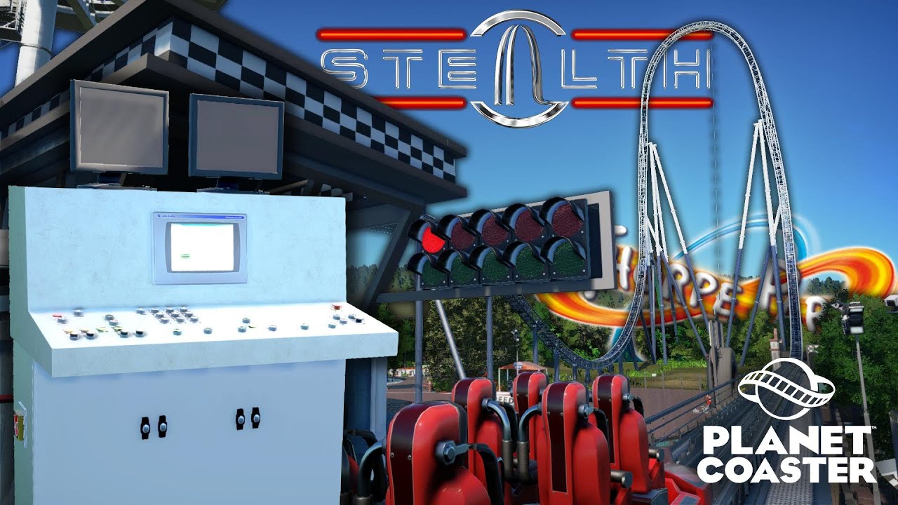 Operating STEALTH at THORPE PARK in Planet Coaster! - YouTube