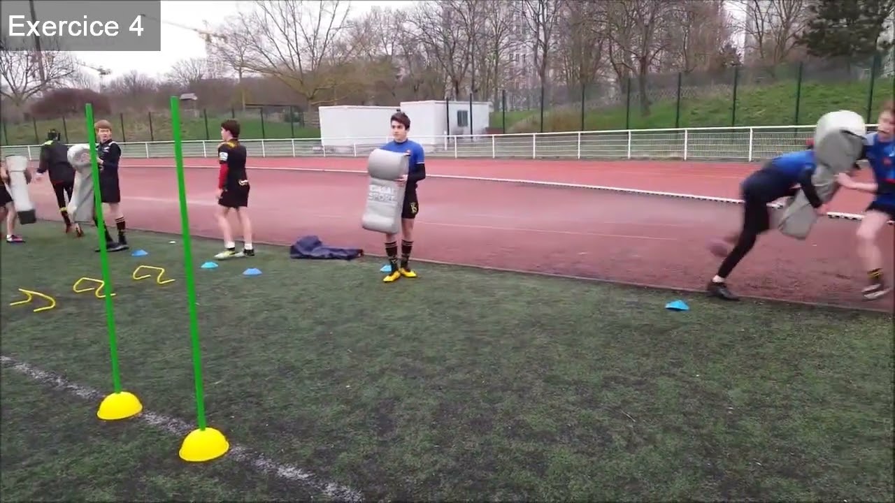 9 exercices sur la Fréquence d'appuis ssur Cadrage défensif rugby ...