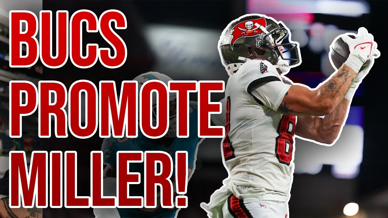 Tampa Bay Buccaneers PROMOTE WR Ryan Miller To ACTIVE ROSTER! - YouTube
