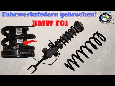 Adaptives Fahrwerksfeder wechseln. Feder gebrochen! BMW F01 Tutorial ...