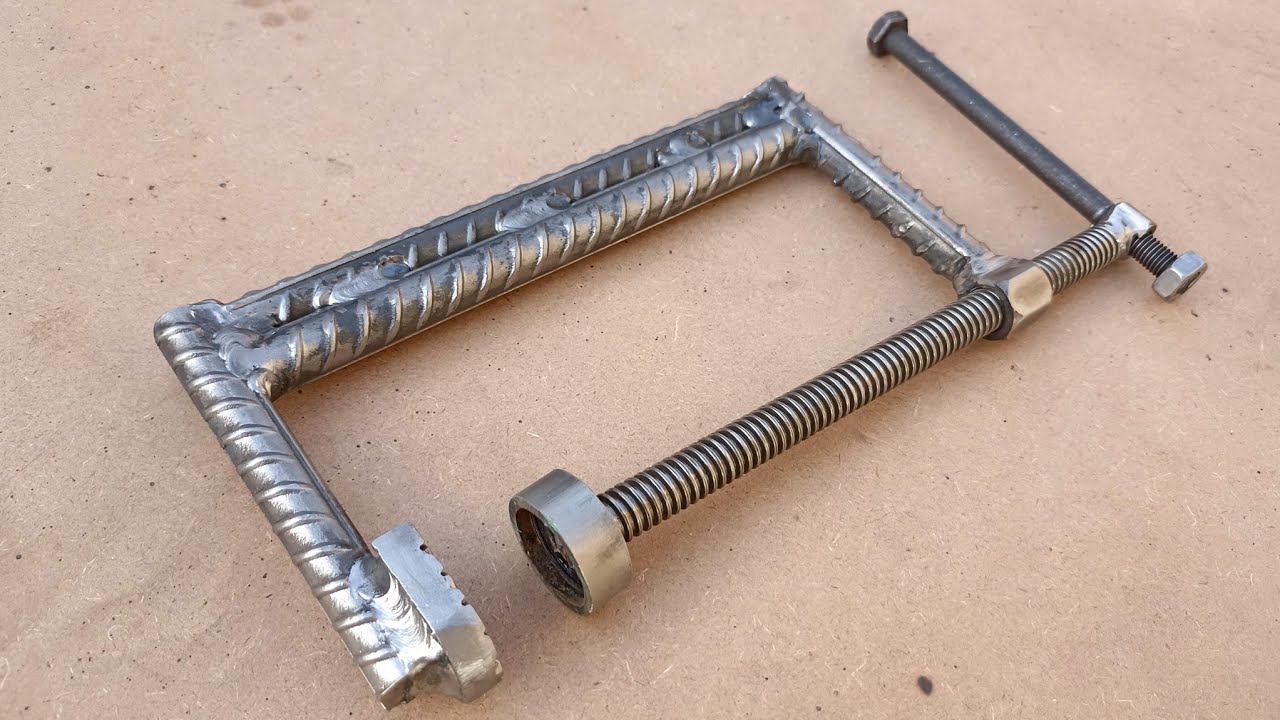 How to Make an Iron Clamp: A Comprehensive Tutorial for Beginners - YouTube