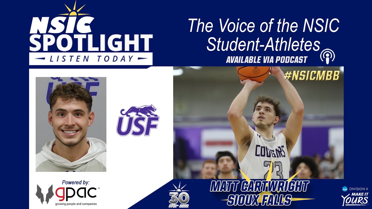 2022-23 NSIC Spotlight Ep. 19 - Matt Cartwright - Sioux Falls - YouTube