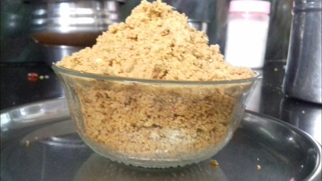Peanut karam podi // How to make palli podi - YouTube