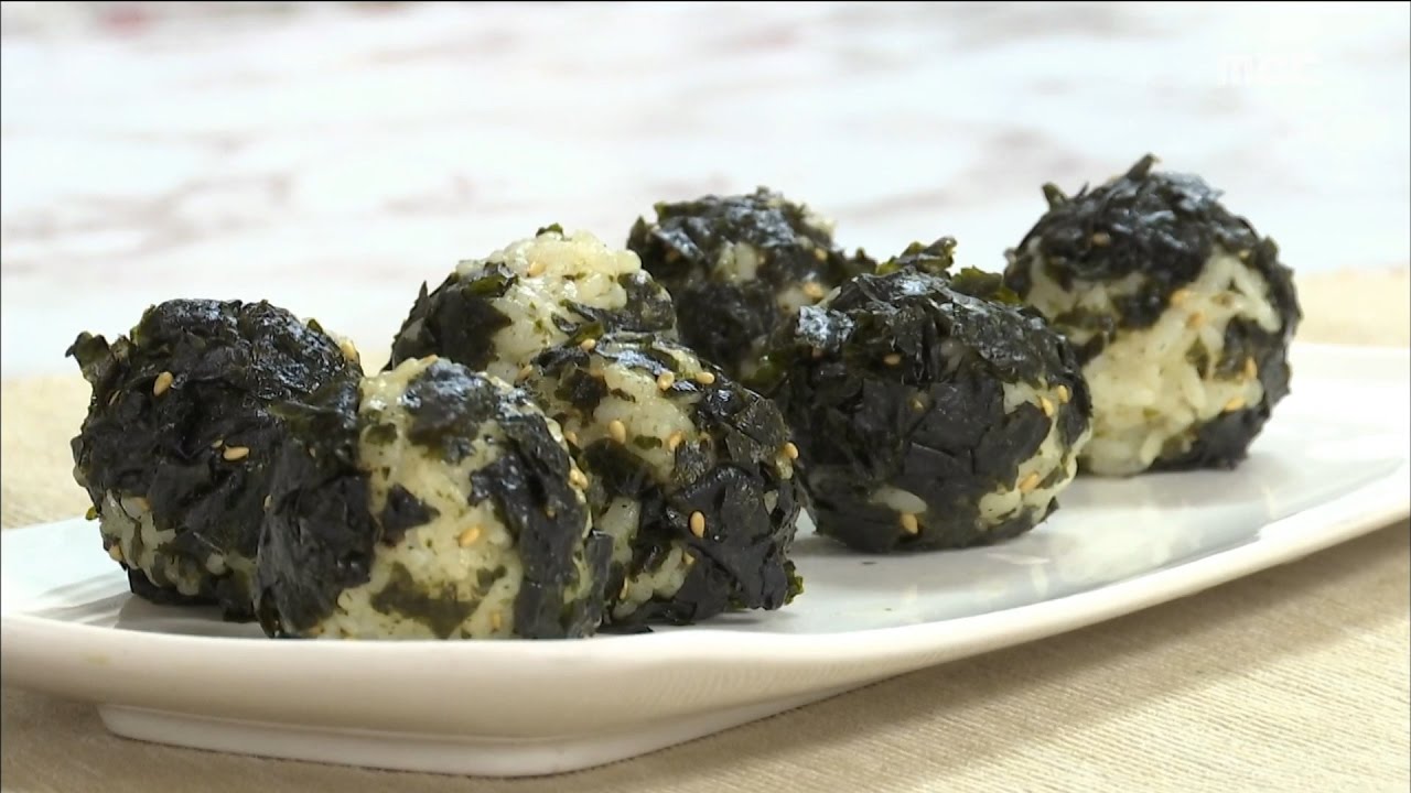 [Smart Living]laver rice ball 초간단! '김무침 주먹밥'20170316 - YouTube