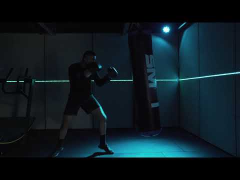 STRONG and FAST Punching Bag Workout (Stock Footage)