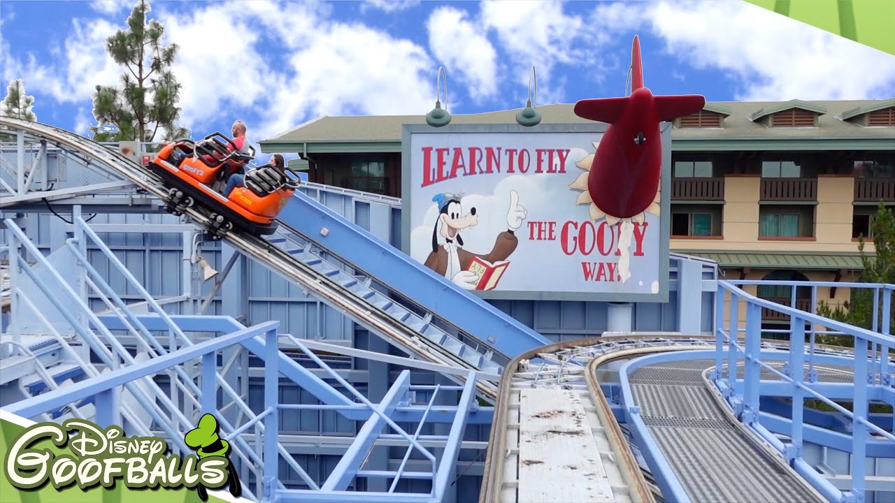 Goofy's Sky School - Disneyland Resort Anaheim 🇺🇸 - YouTube