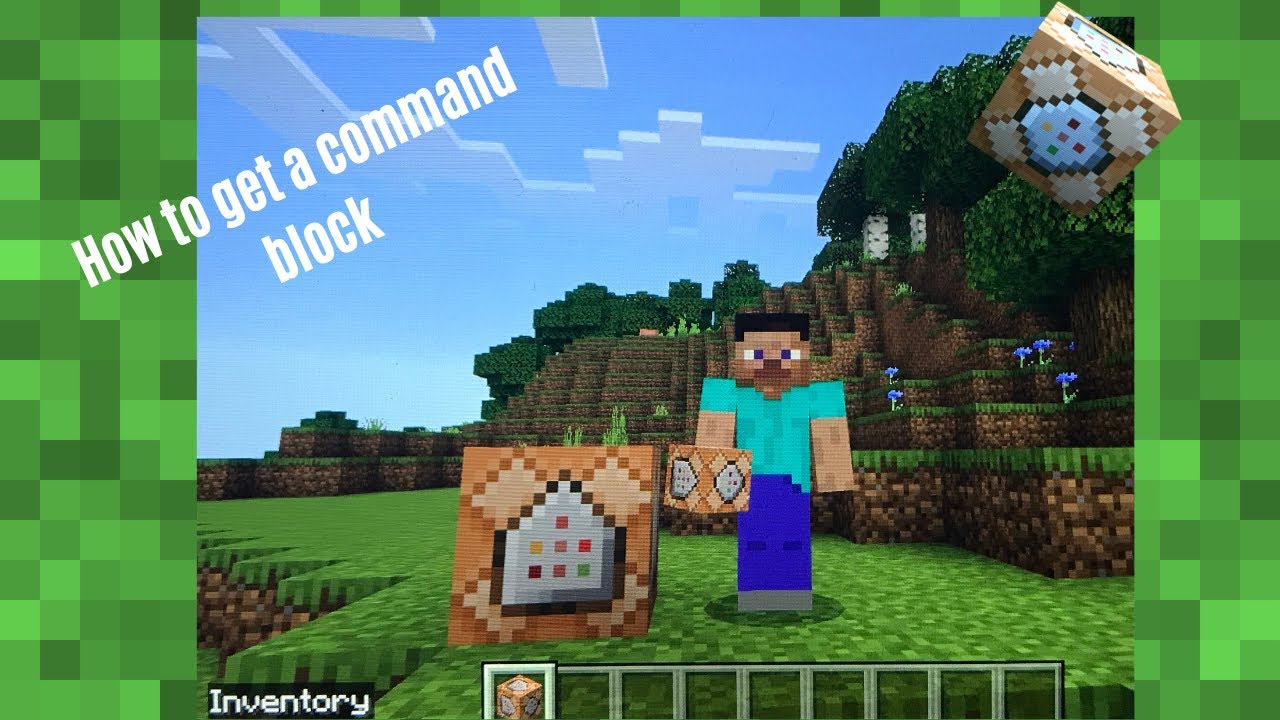How to get a command block on Minecraft - YouTube